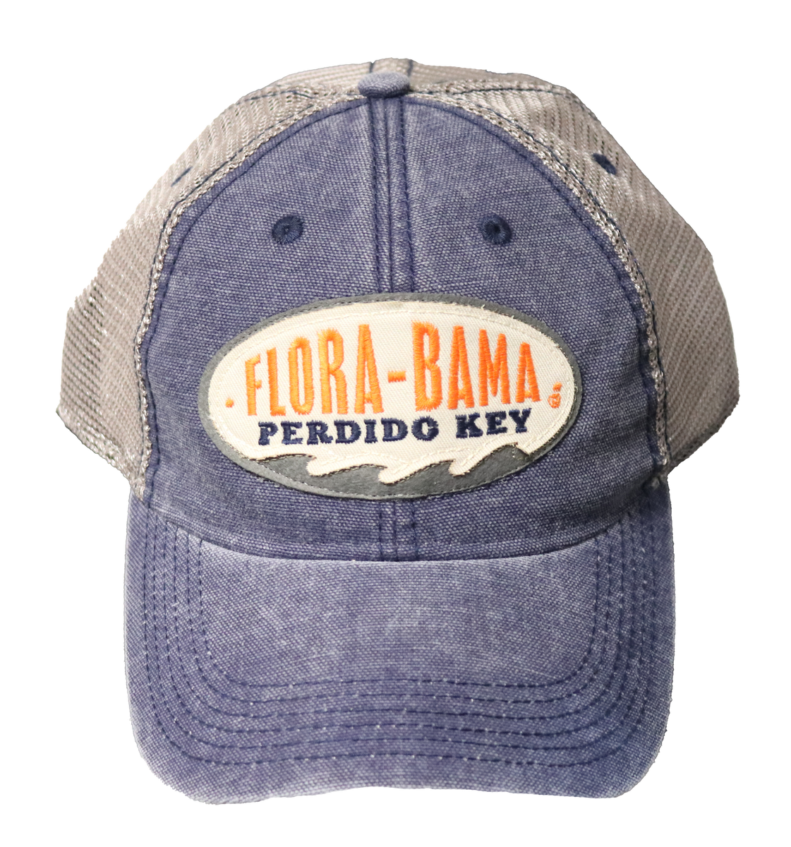 Flora-Bama Legacy Oval Wave Cap; Trucker Style – Flora-Bama Store